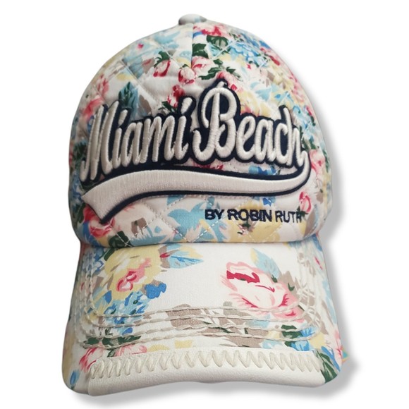 Robin Ruth | Accessories | Robin Ruth Cap Hat Miami Beach Floral ...